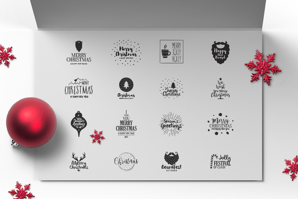 Christmas Logos Pack, a Branding & Logo Template by Graphicdome