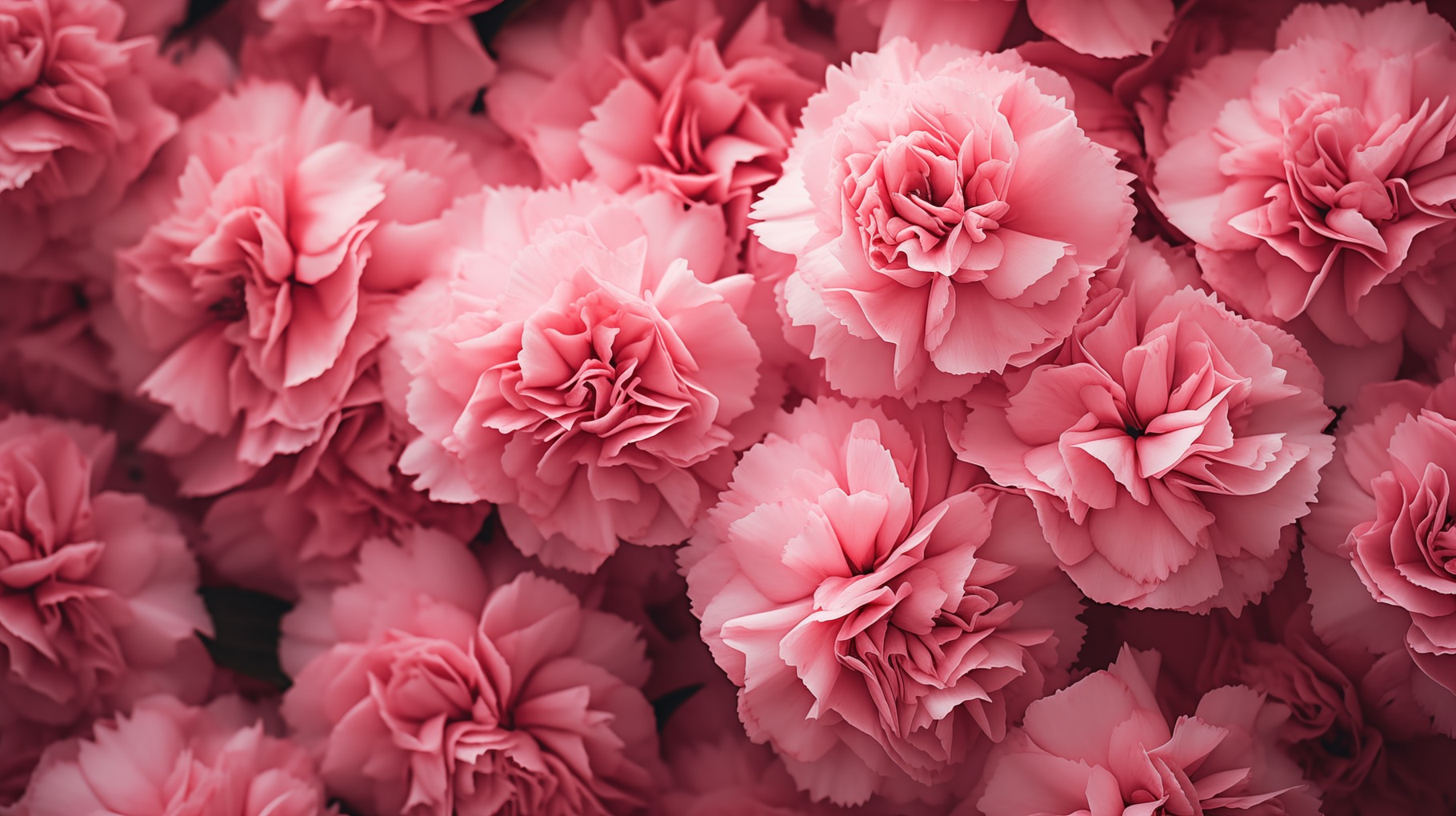 Carnation flowers texture. A close-up view of a cluster of pink carnations in f, a Nature Photo ...