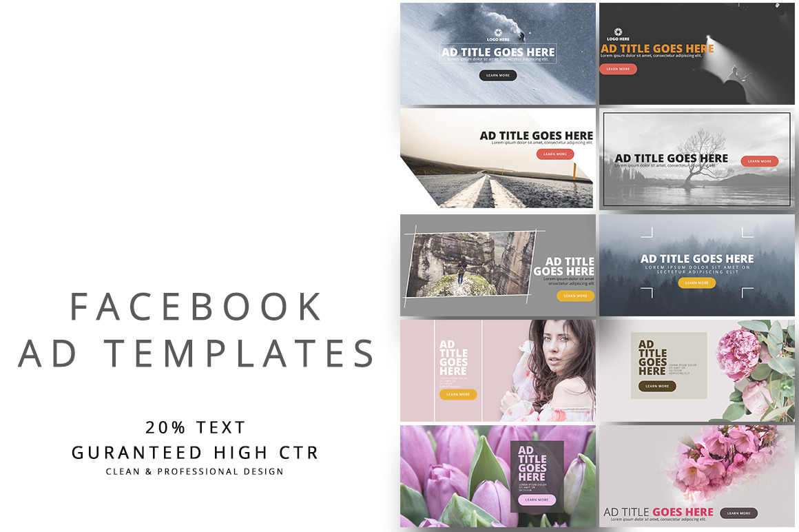 Facebook Ad Templates Vol.3, a Social Media Template by pmvch