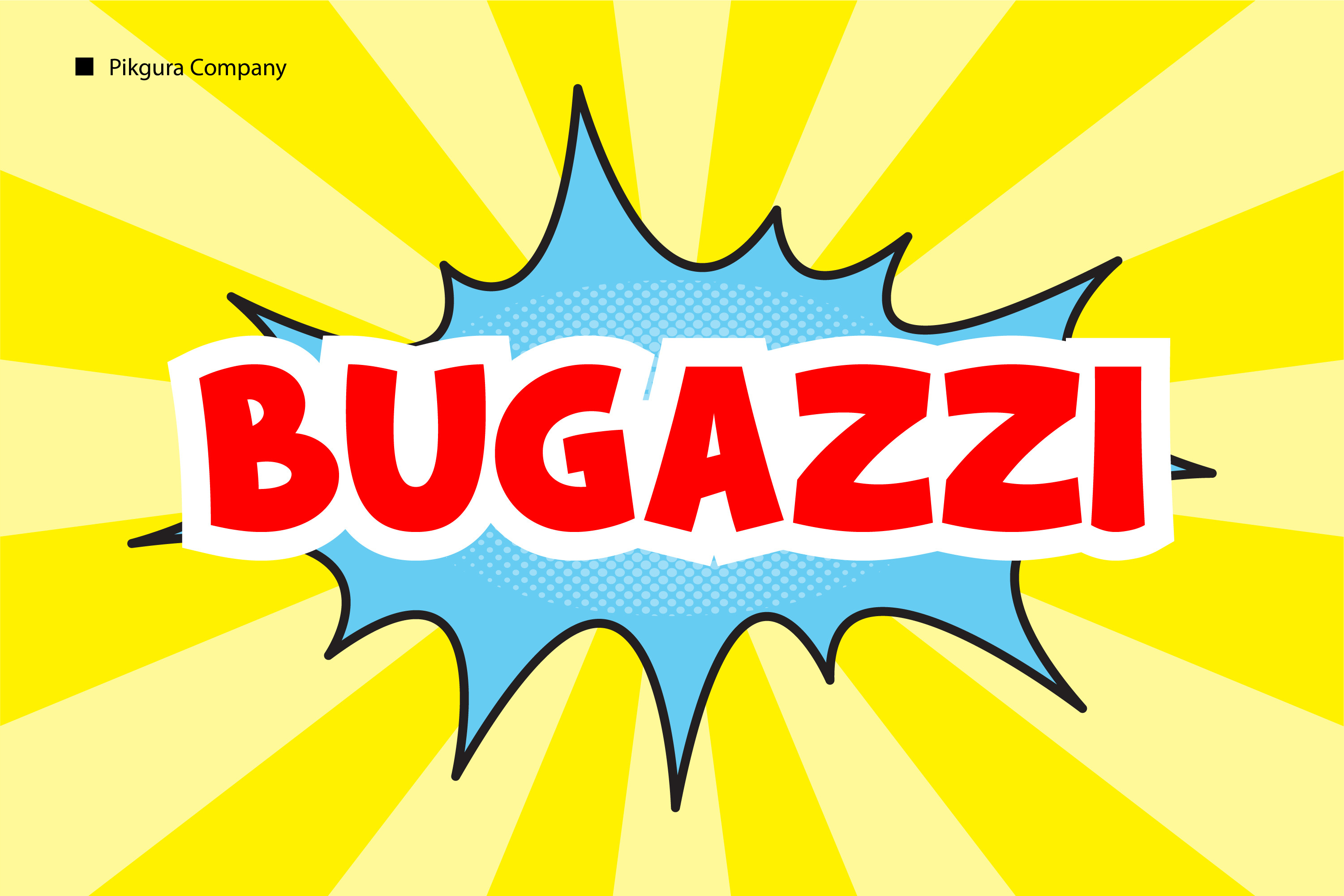 Bugazzi - Comic bubble font, a Sans Serif Font by Pikgura | Creative Market