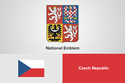 Czech Republic National Emblem, an Object Illustration by shahsoft