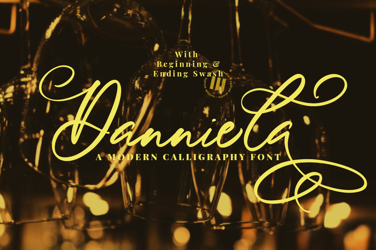 Danniela | A Modern Calligraphy Font