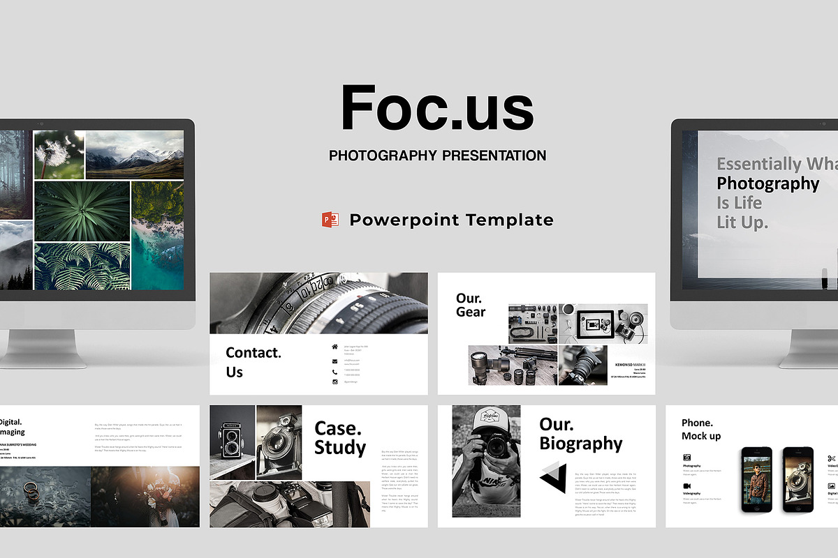 Focus - Powerpoint Template, a Presentation Template by Incools Stokie