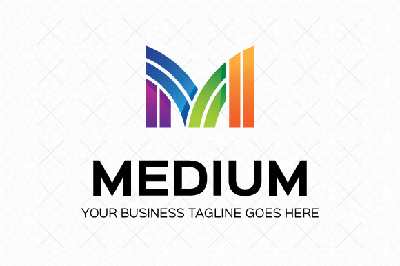 Medium Logo Template, a Branding & Logo Template by The Branding Fusion ...