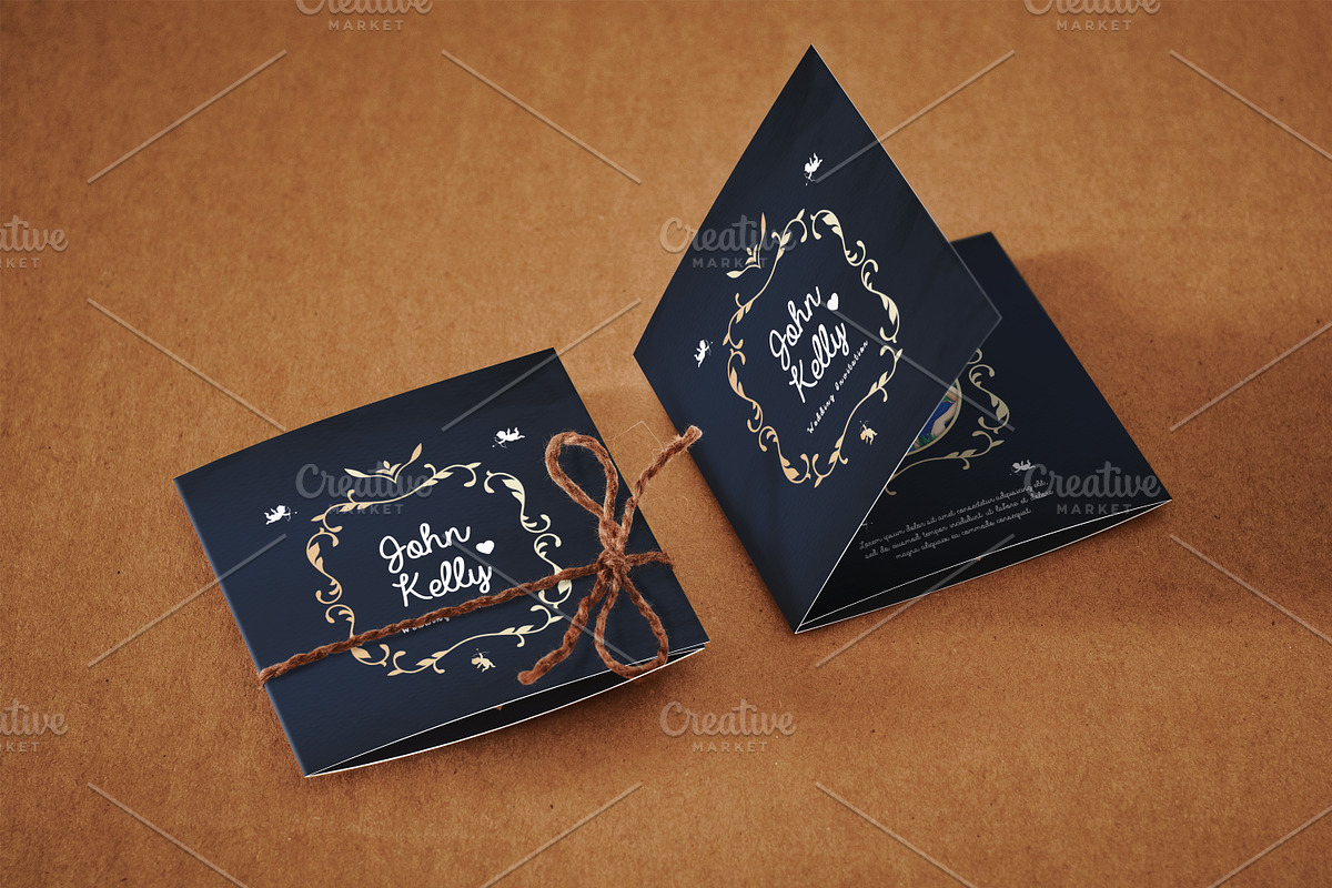 Mini Wedding Invitation Card, an Invitation Template by ShapShapy