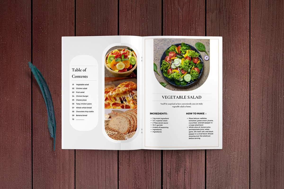 Printable Recipe Book / Cookbook