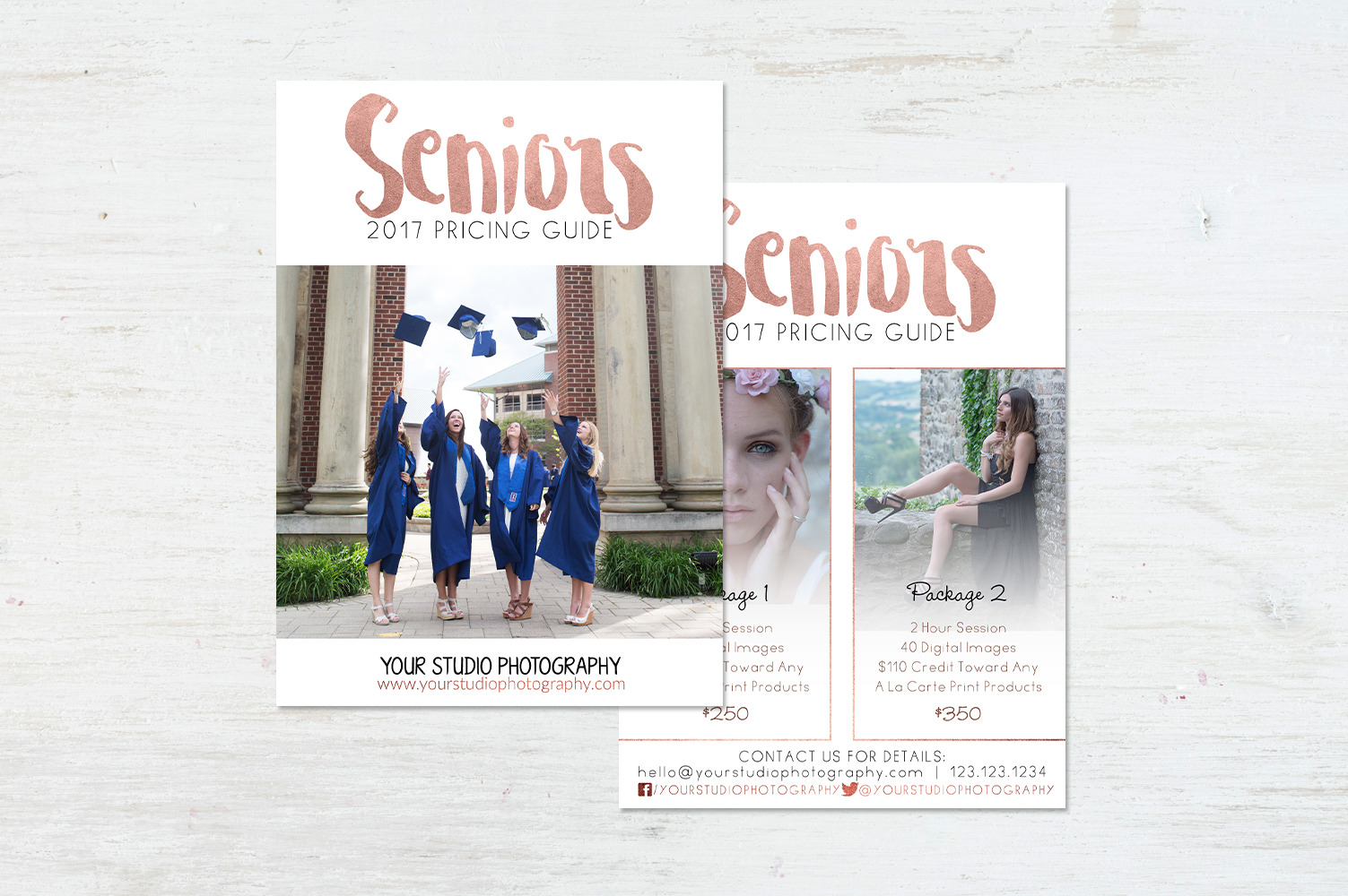 Price list | Seniors, a Card Template by Sleeklens