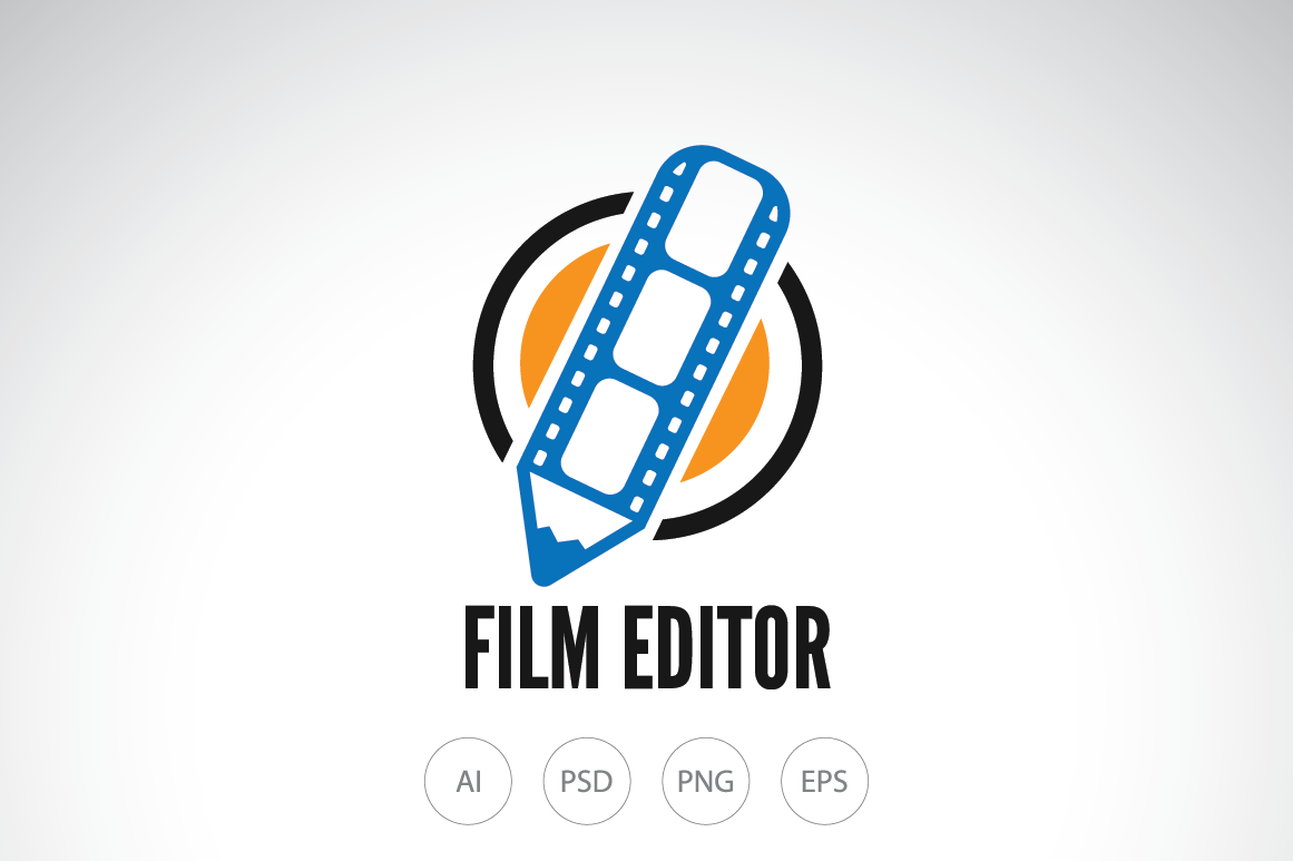 Video Editor Pencil Logo Template | Branding & Logo Templates ...