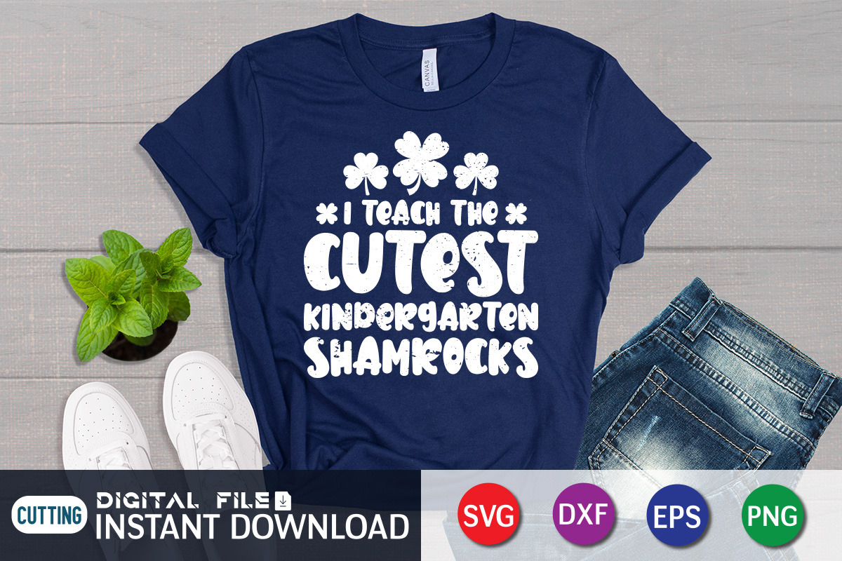 I Teach the Cutest Kindergarten Sham, an Object Graphic by ...