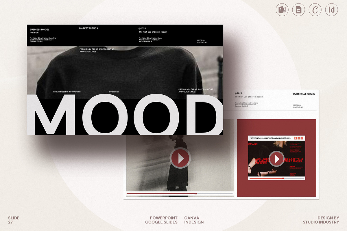 Brief Brand Mood Template, a Presentation Template by Studio Industry