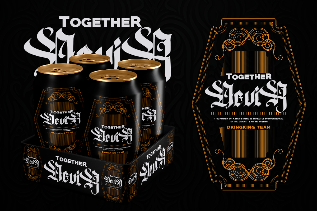 The Raid Letter - Blackletter