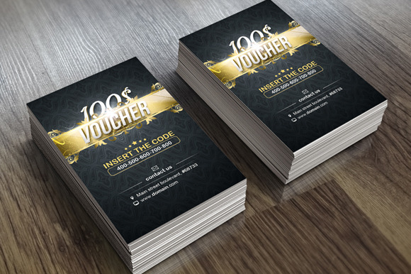 Voucher Card 02, a Card Template by VectorMedia