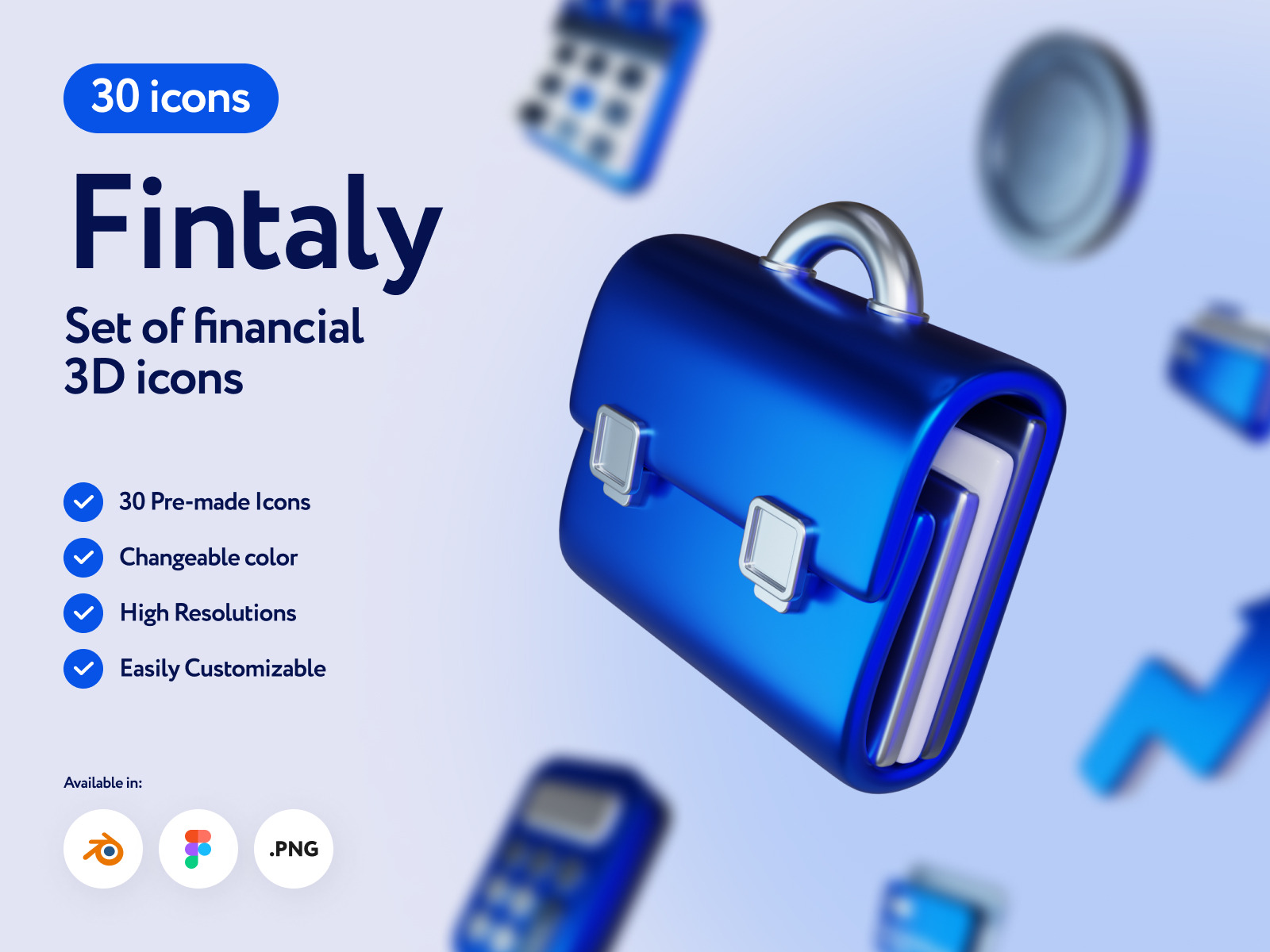 Fintaly Finance 3D Icons