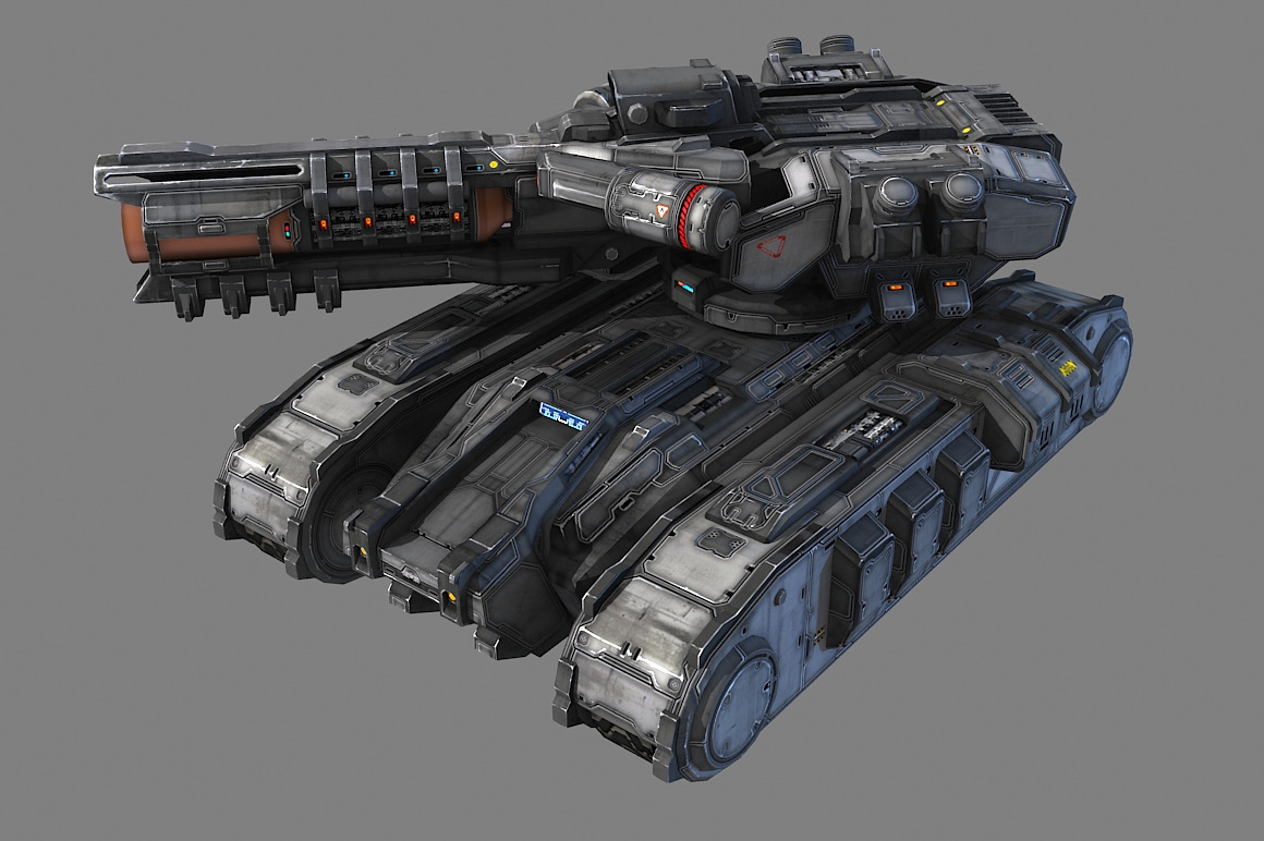 SciFi Heavy Tank - MK4, a Cars & Vehicle 3D Model by CGPitbull