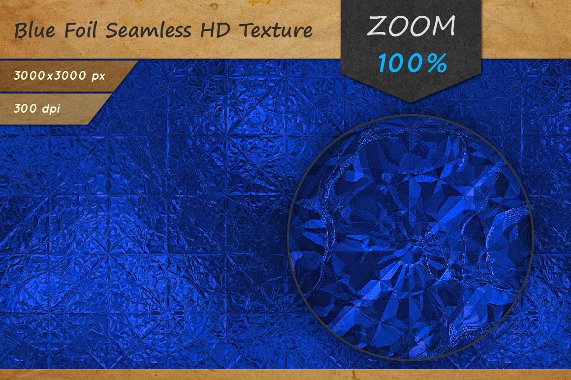 Blue Foil HD Texture, a Texture Graphic by Marabu Textures Store