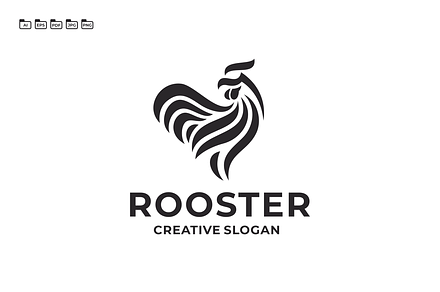 Rooster logo emblem | Branding & Logo Templates ~ Creative Market