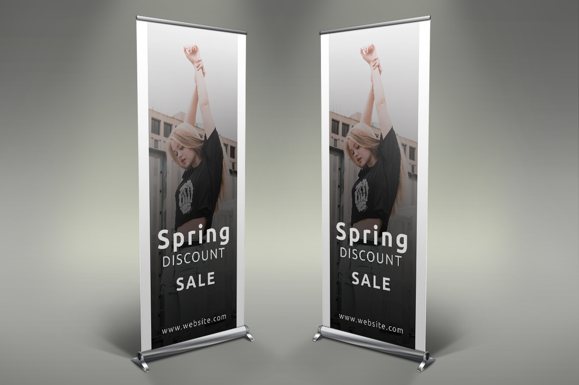 Clothes Shop - Roll Up Banner, a Presentation Template by Creatricks