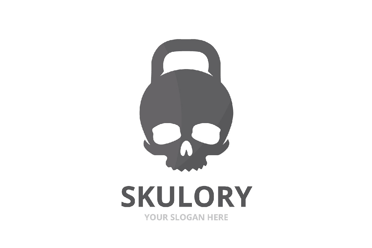 Vector sport and skull logo, a Branding & Logo Template by GraphiShop