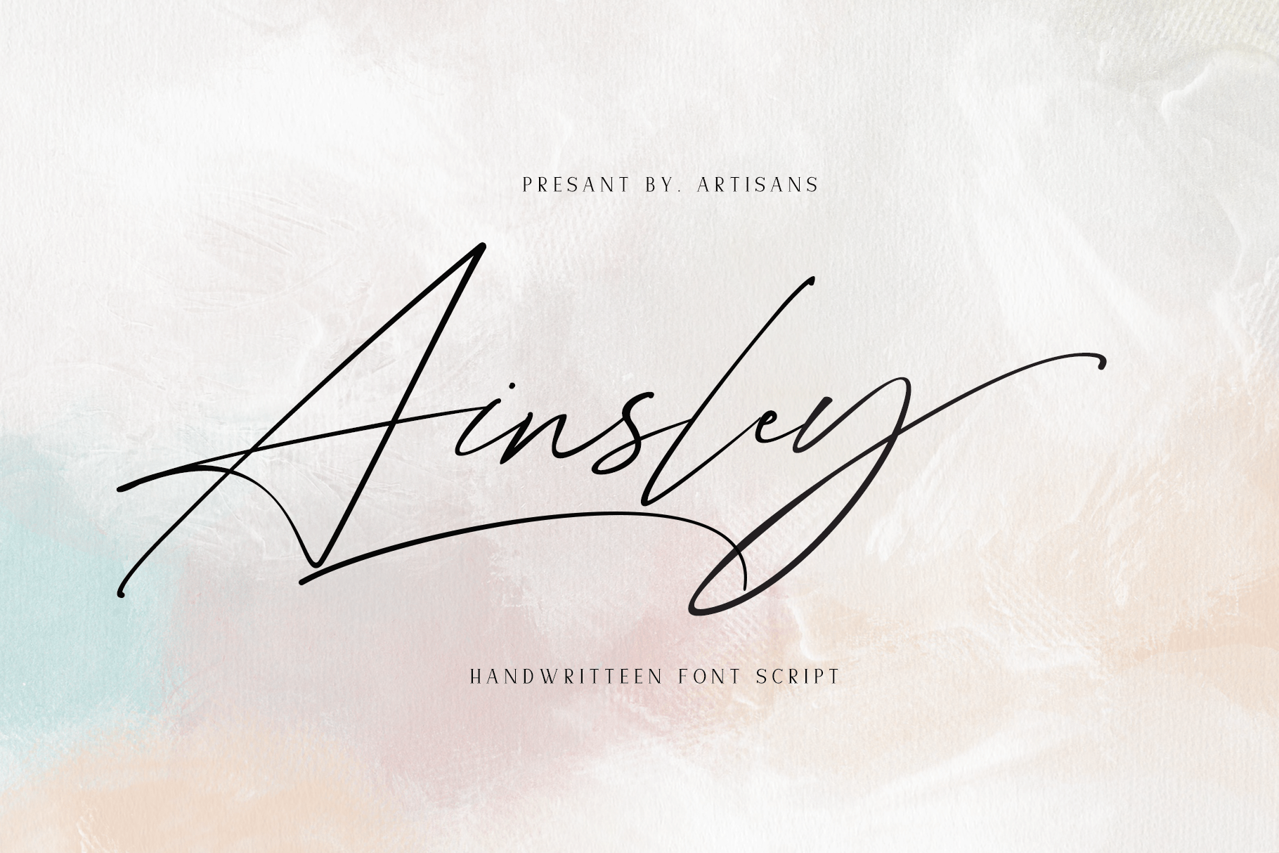 Ainsley//extra Elements, a Script Font by artisans