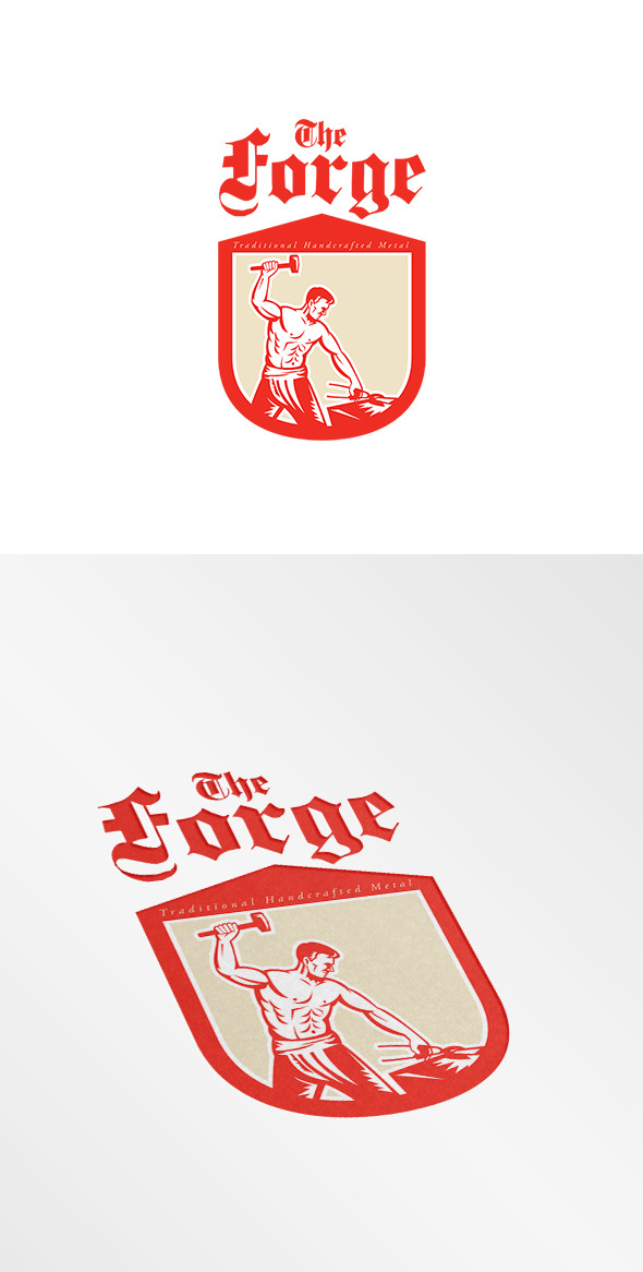 The Forge Traditional Handcrafted Me, a Branding & Logo Template by ...