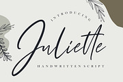 Juliette Handwritten Script, a Script Font by Creatype Studio