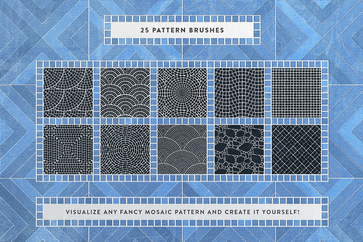 Download Mosaic Tile Photoshop Brushes