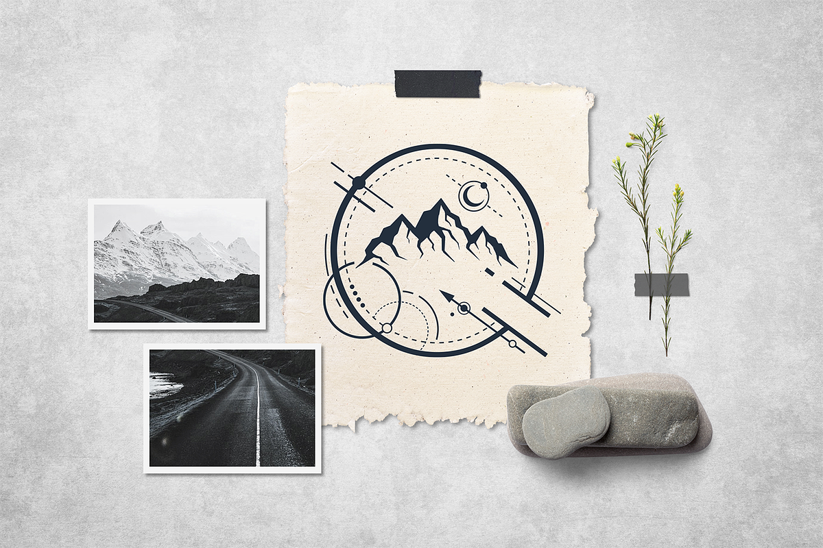 Totem. Mystical Font. Line Art Style, a Script Font by Cosmic Store