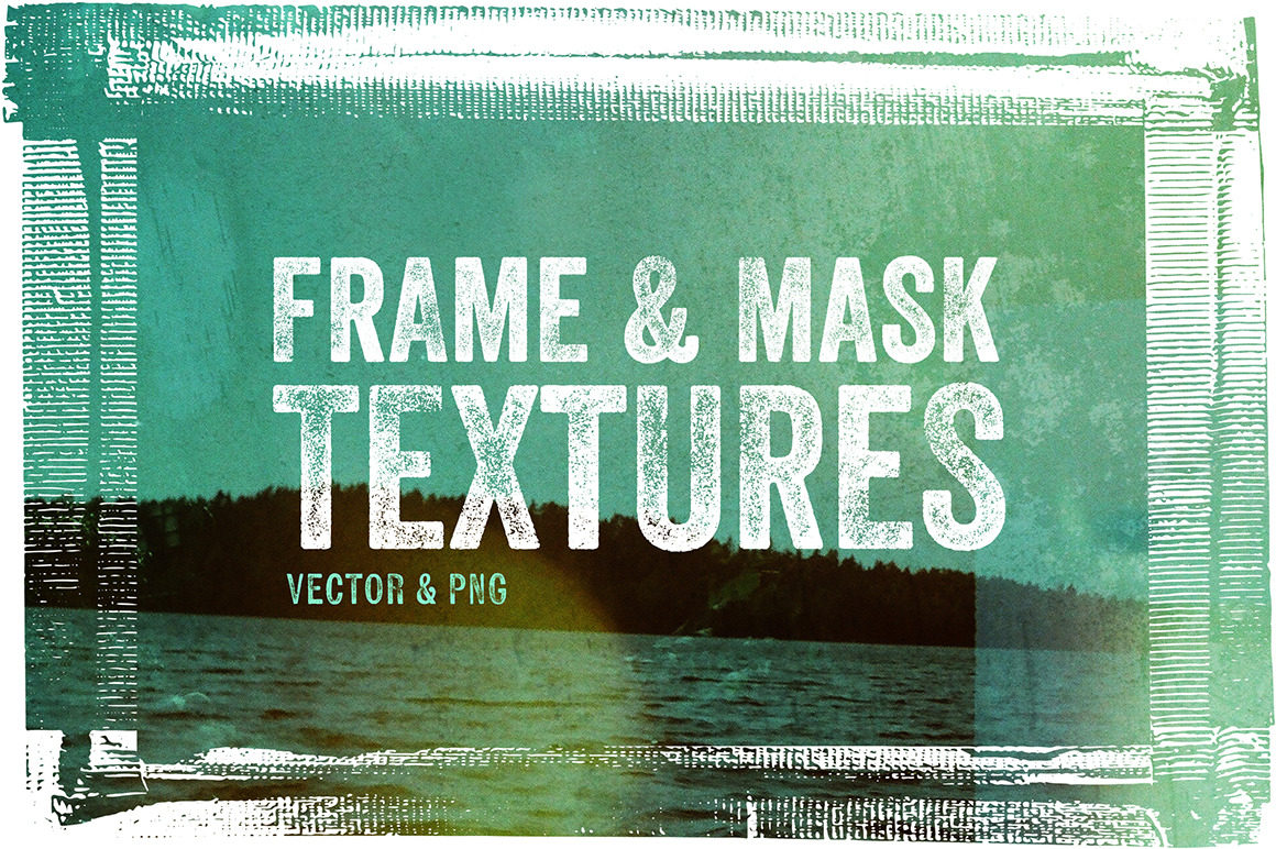 Frame & Masks Textures, a Texture Graphic by Offset | Creative Market
