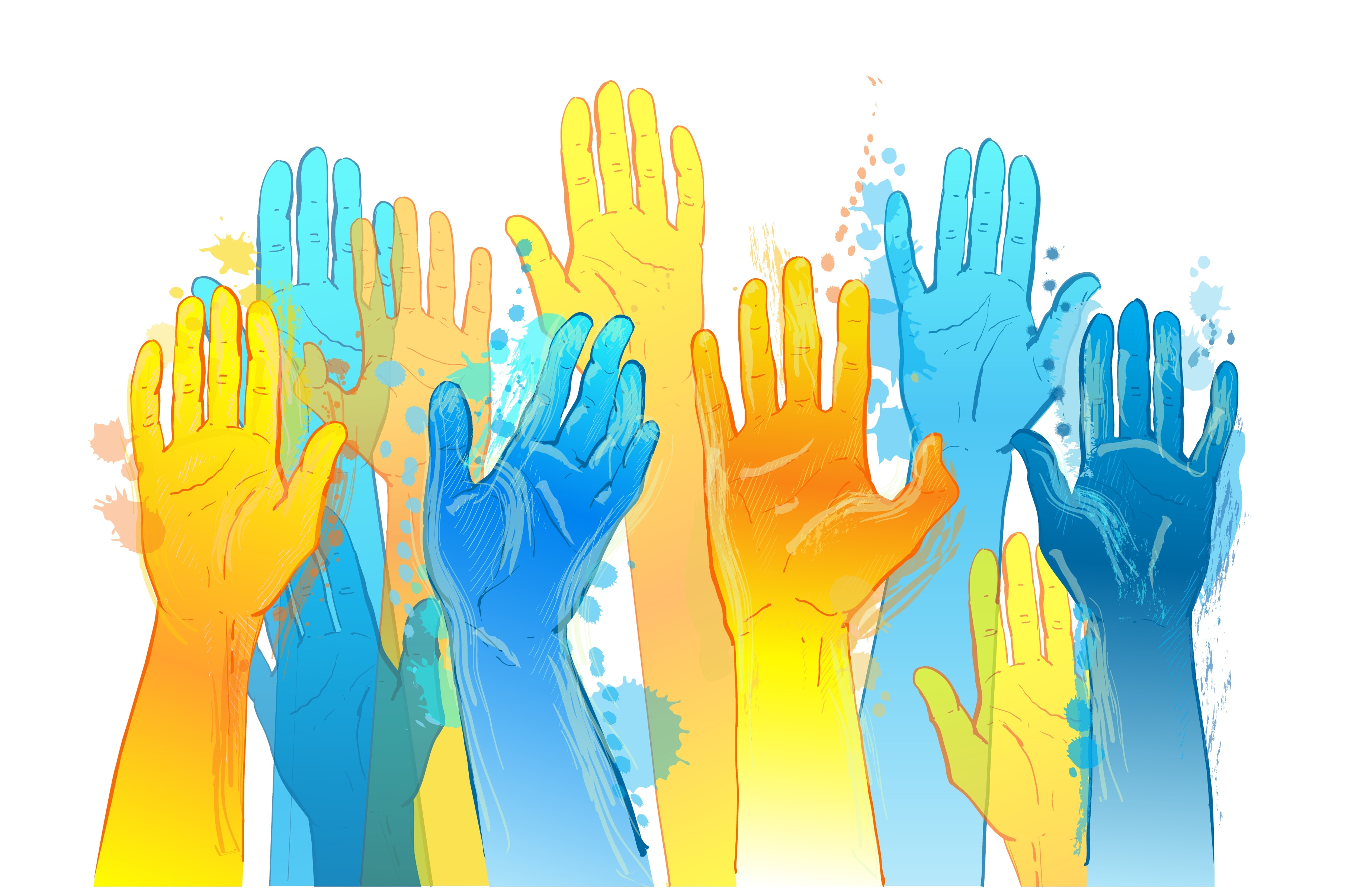 Vector hand concept. Gesture, sign, a Person Illustration by Alltruecolours