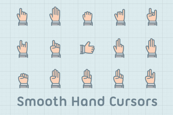 Smooth Hand Cursors, an Icon by Mantas Bac