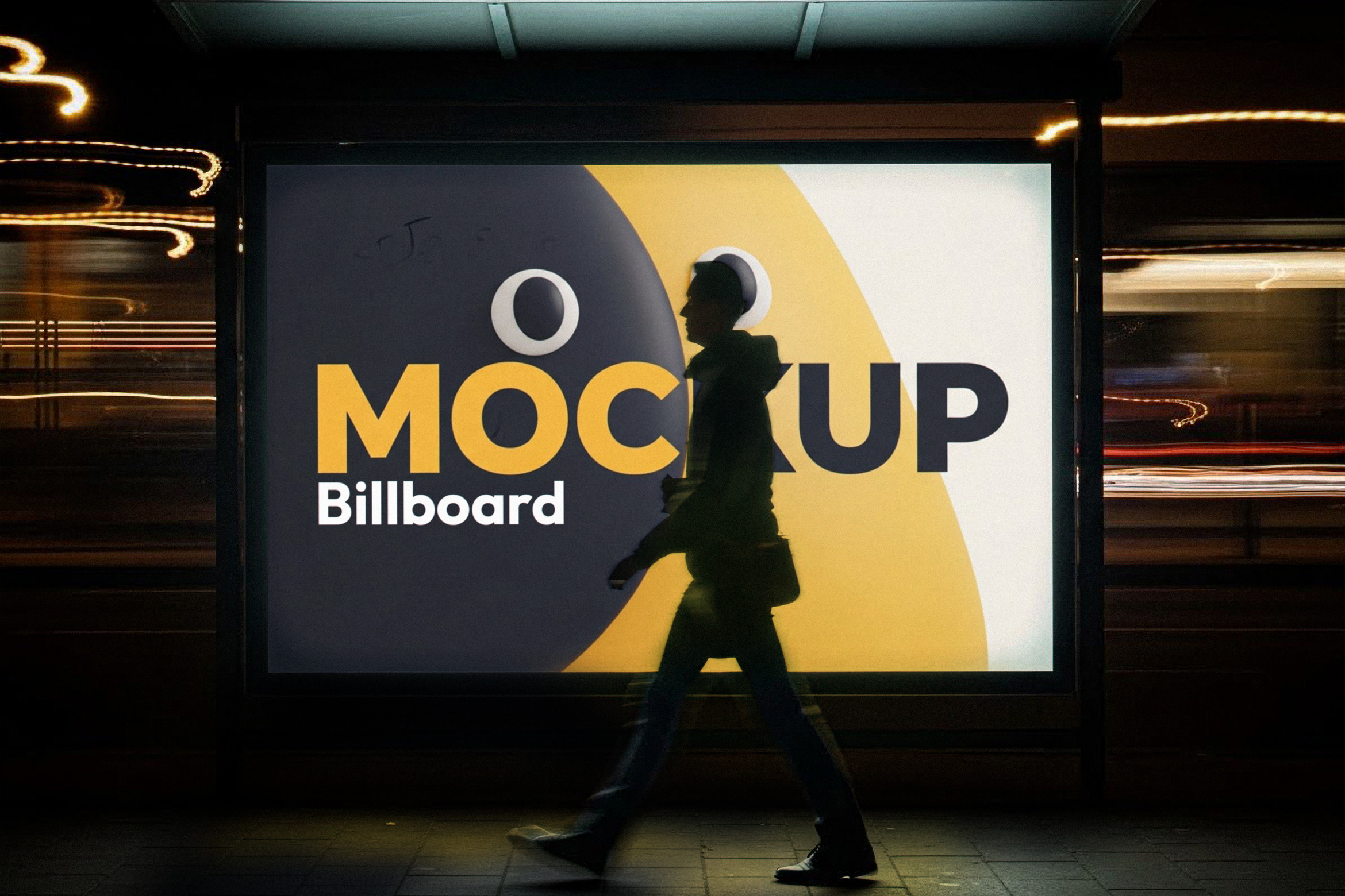 Subway Billboard Mockup, an Advertising Mockup by Designer Dude