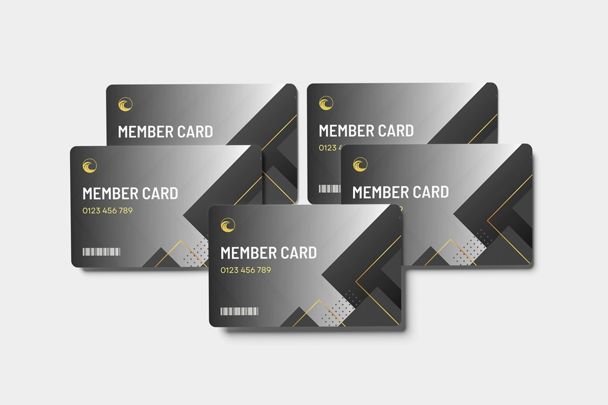 Member Card Mockup, an Advertising Mockup by Graphicwindow