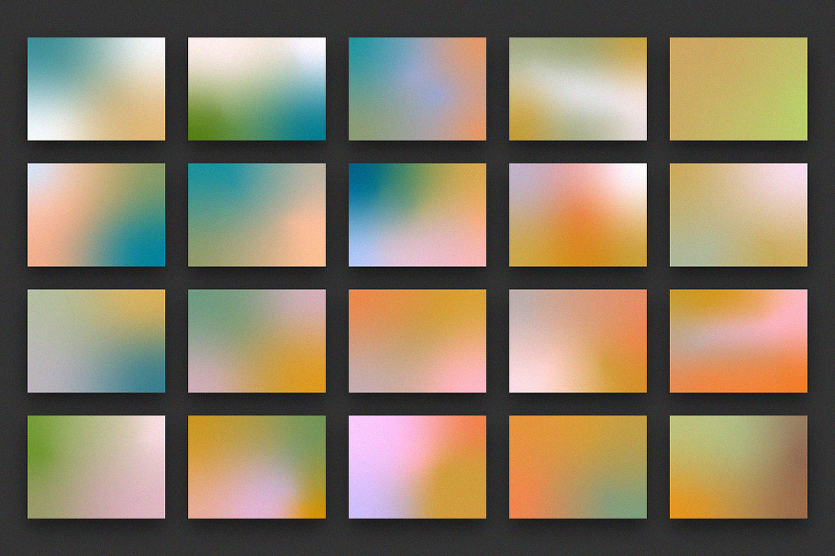 20 Relax Gradients Set, a Texture Graphic by le-genda