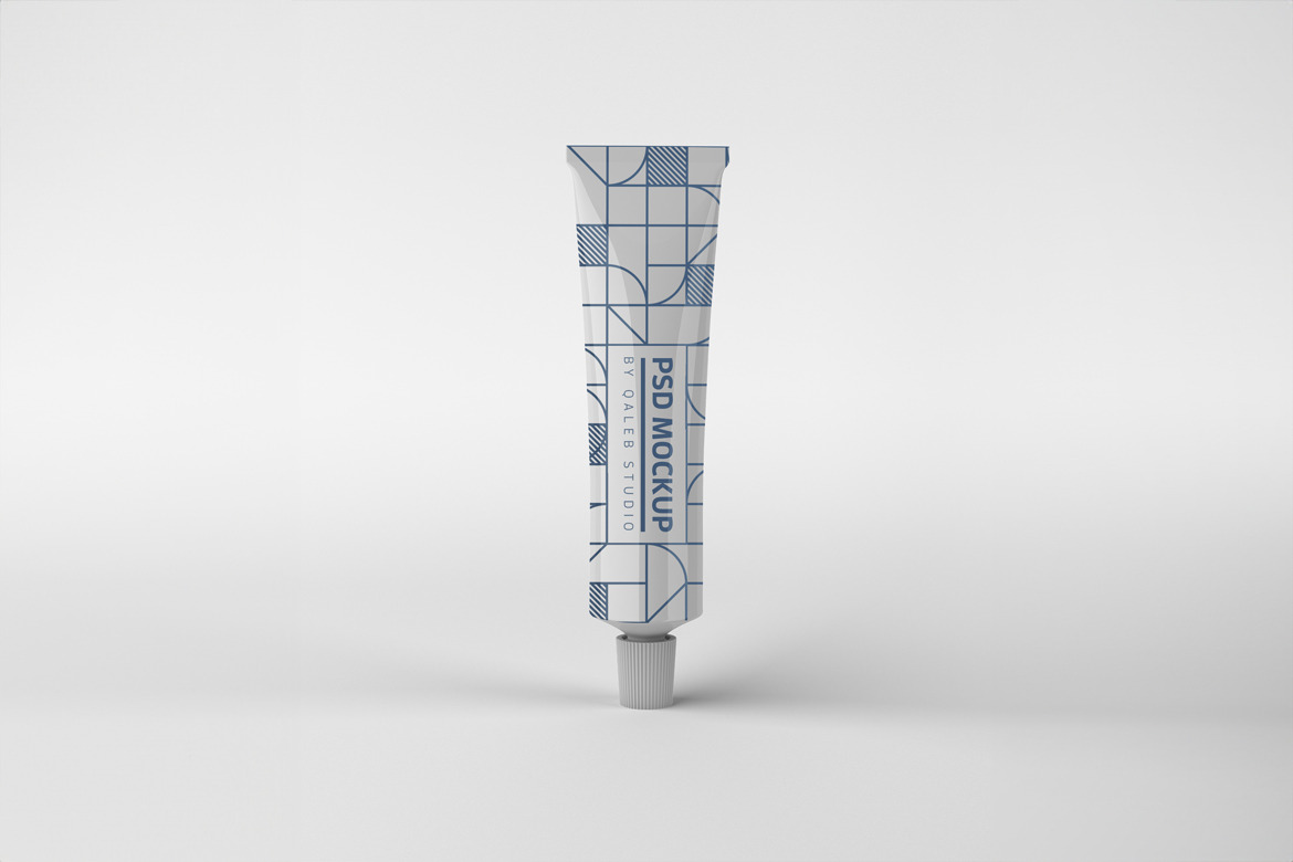 Tooth Paste Mockup, a Packaging Mockup by Qaleb Studio