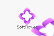 Soft Flower Gradient Color Logo, a Branding & Logo Template by ModalTampang