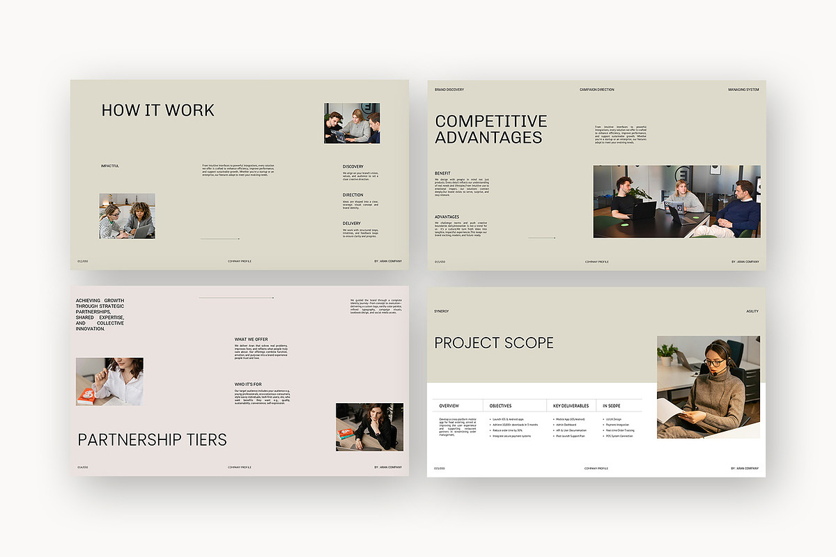 Aran : Company Profile Powerpoint