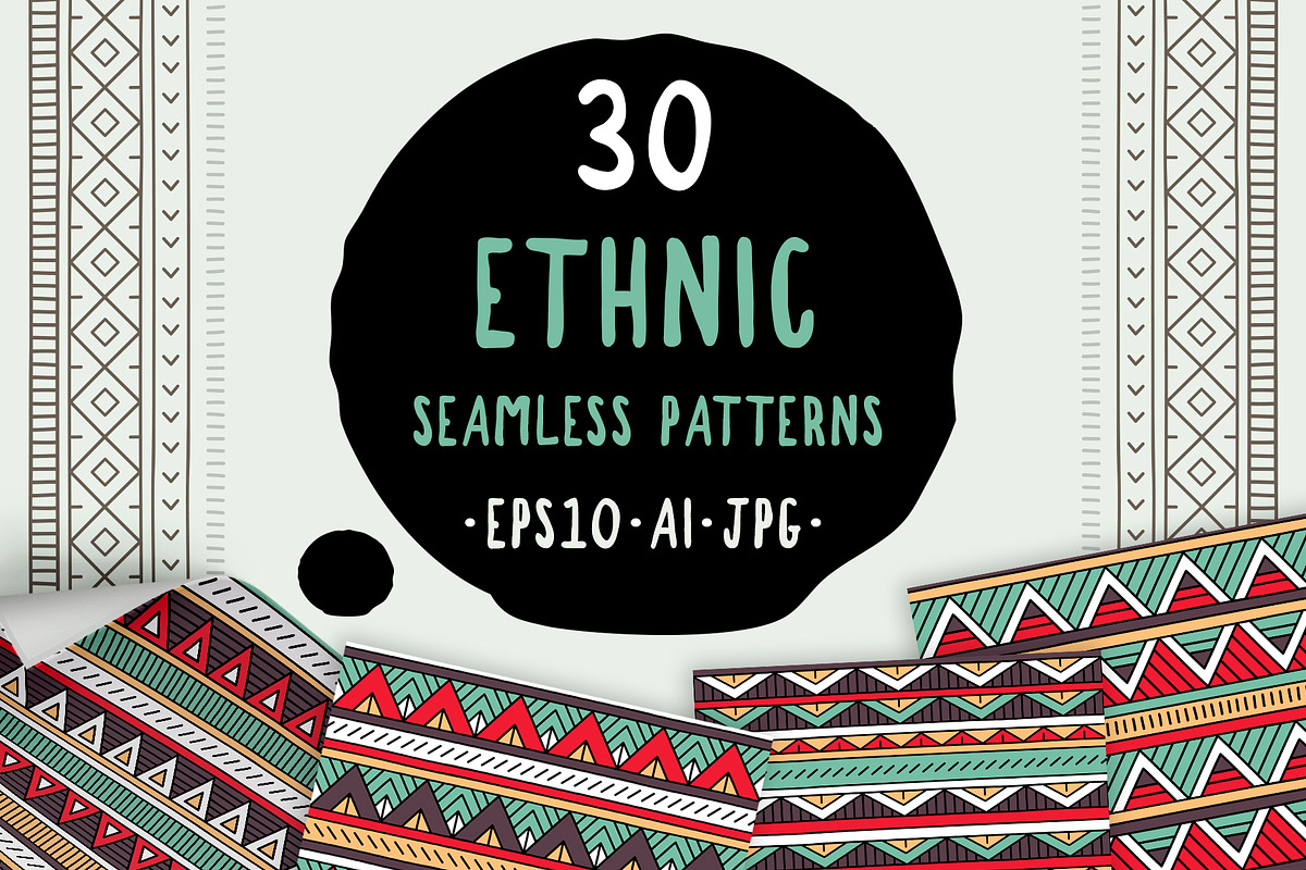 Ethnic vector patterns