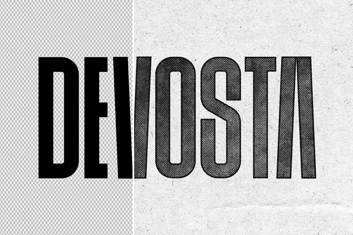 Halftone Print Text & Logo Effect, a Layer Style Add-On by Design Squad | Creative Market