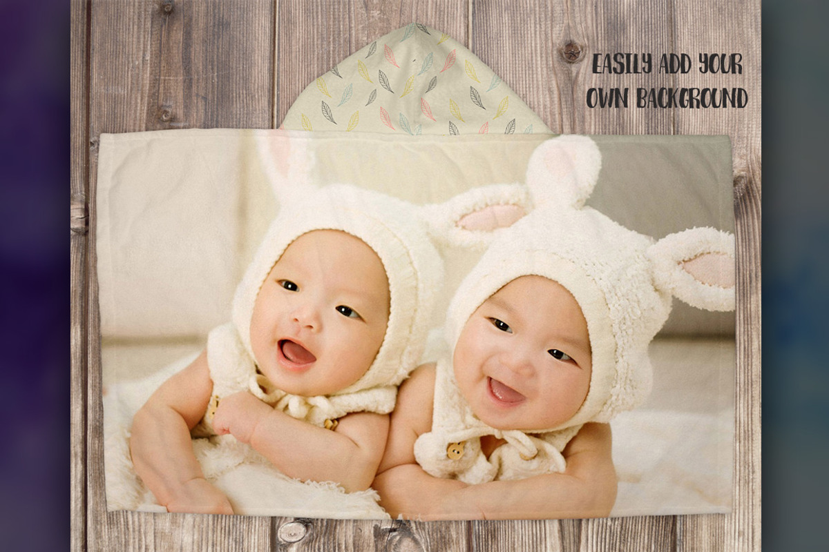 Hooded Towel Mockup Bundle, a Product Mockup by StyledProductMockups