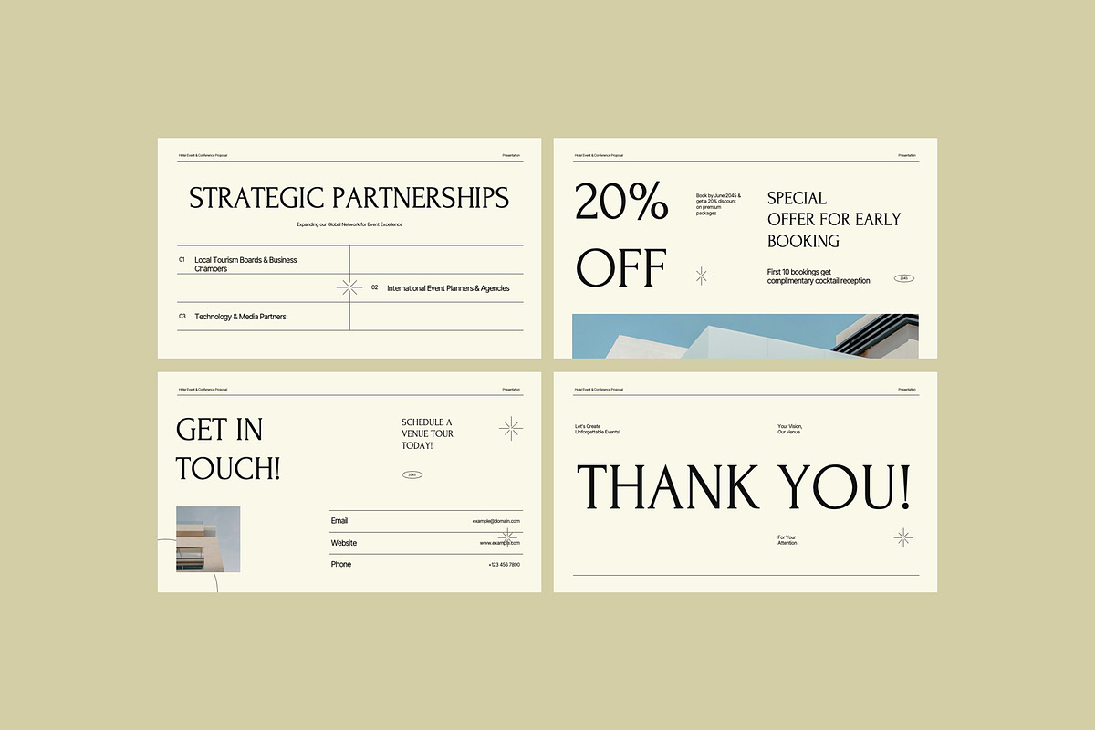 Hotel Event Proposal Powerpoint, a Presentation Template by fakhroo