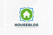 House Blog Logo Template, a Branding & Logo Template by LOGOMAGINE