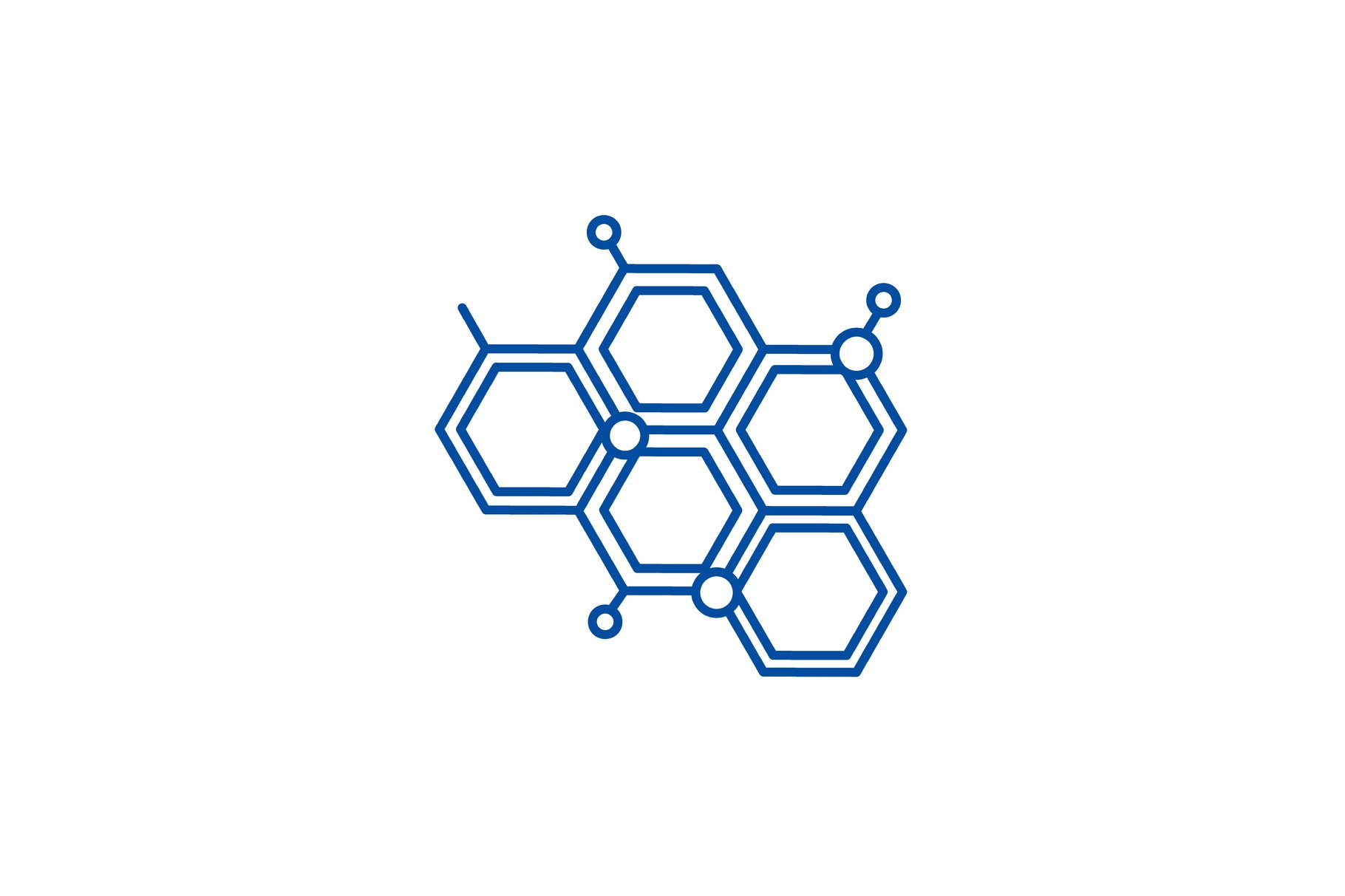Chemical line icon concept. Chemical, an Education Illustration by ...