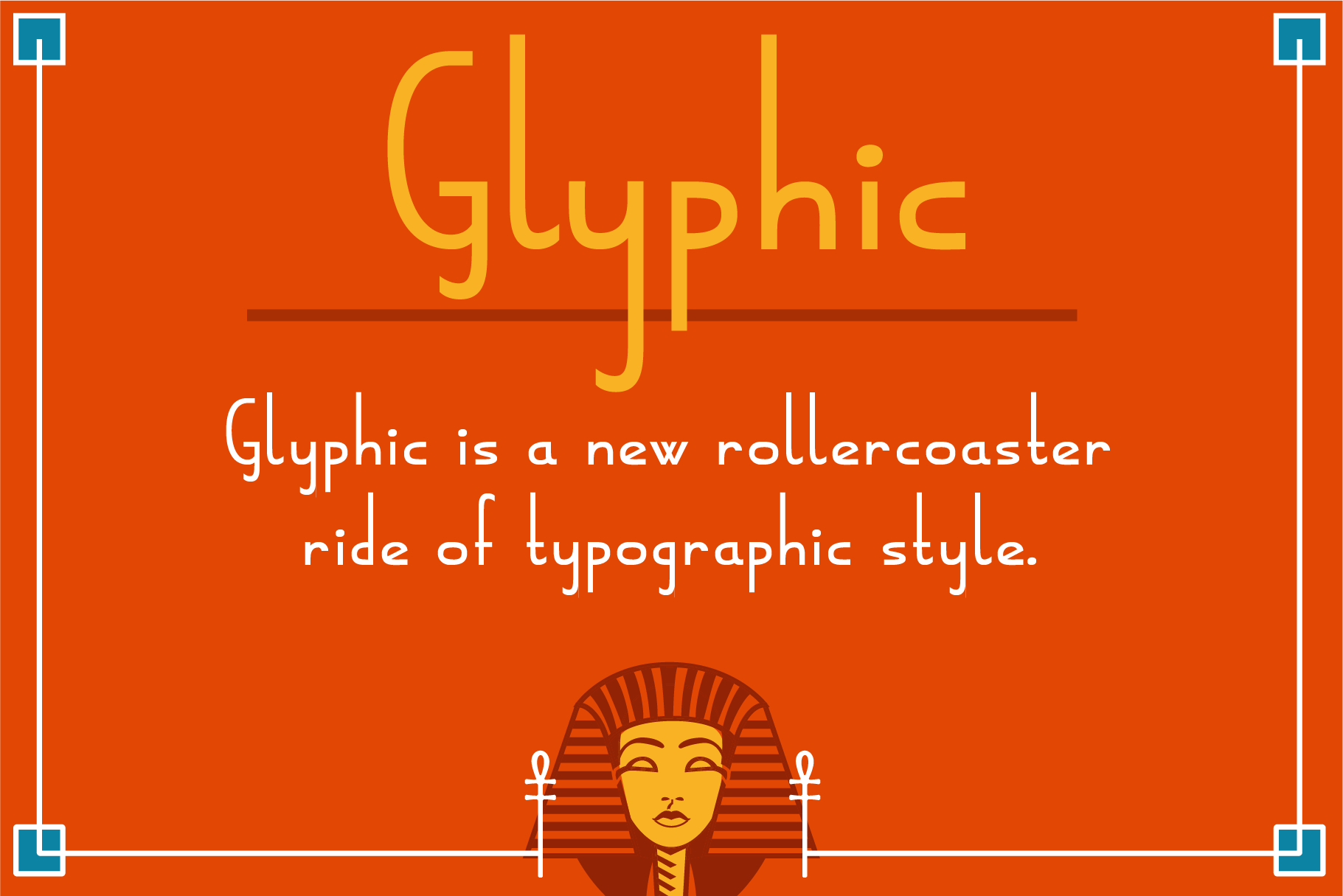 Glyphic, a Blackletter Font by Weathersbee Type