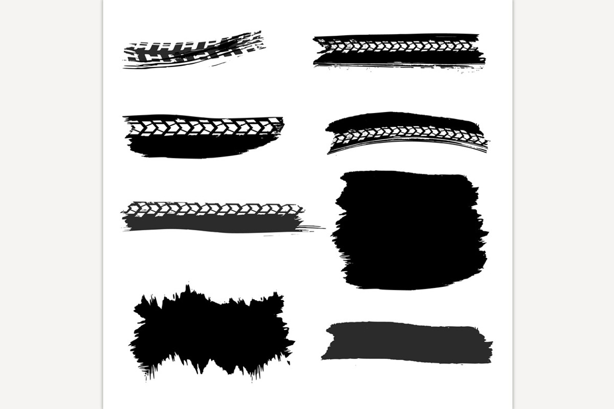 Grunge Off Road Elements, a Texture Illustration by Anna's Shop ...