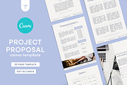 Project Proposal Canva Template, a Templates & Theme by Templatez.Co