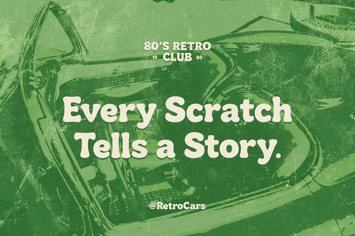 Sunday Bubbly - Bold Retro Font