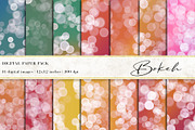 Bokeh Digital Papers | Textures ~ Creative Market