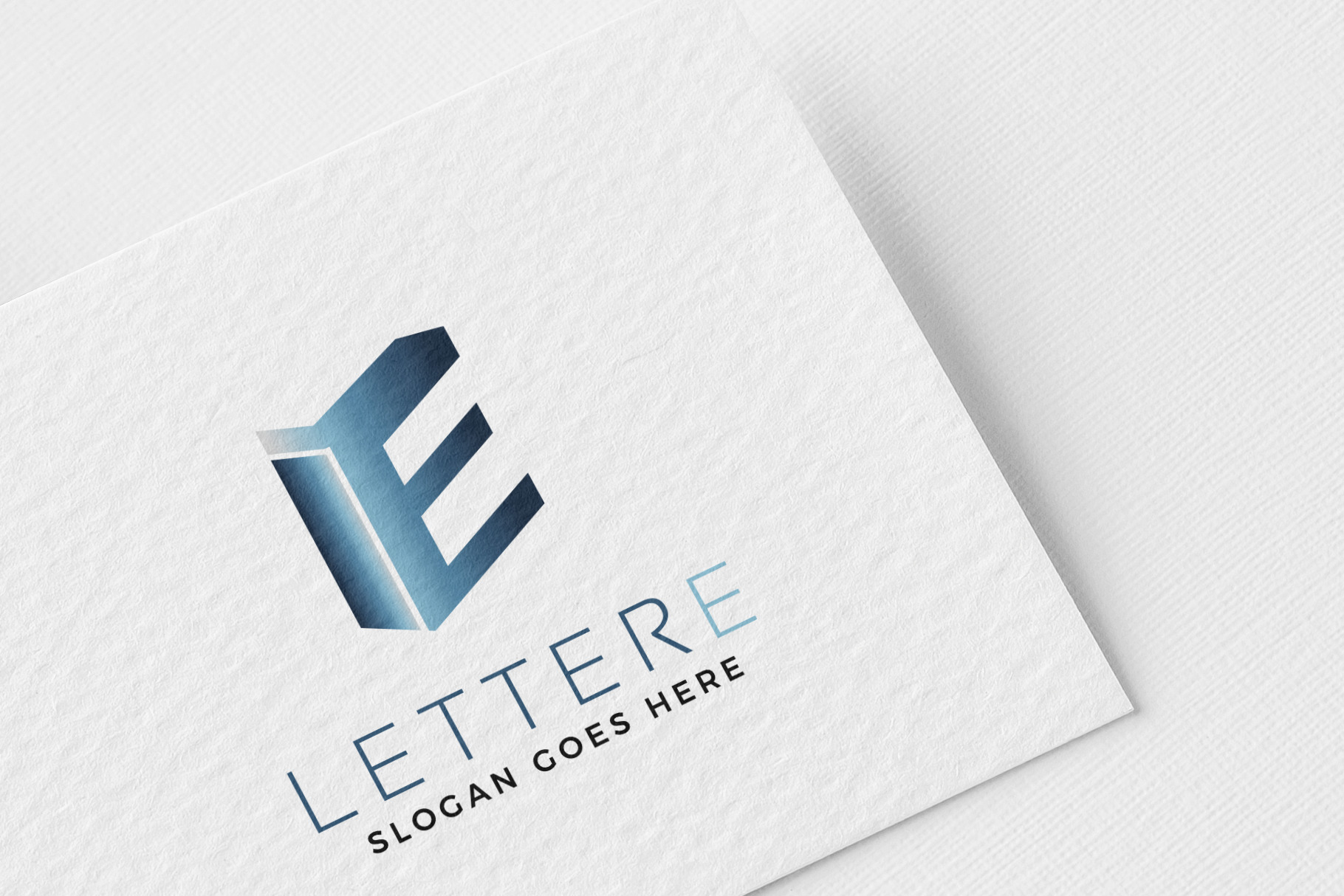 e letter 3d logo template, a Branding & Logo Template by meisuseno ...