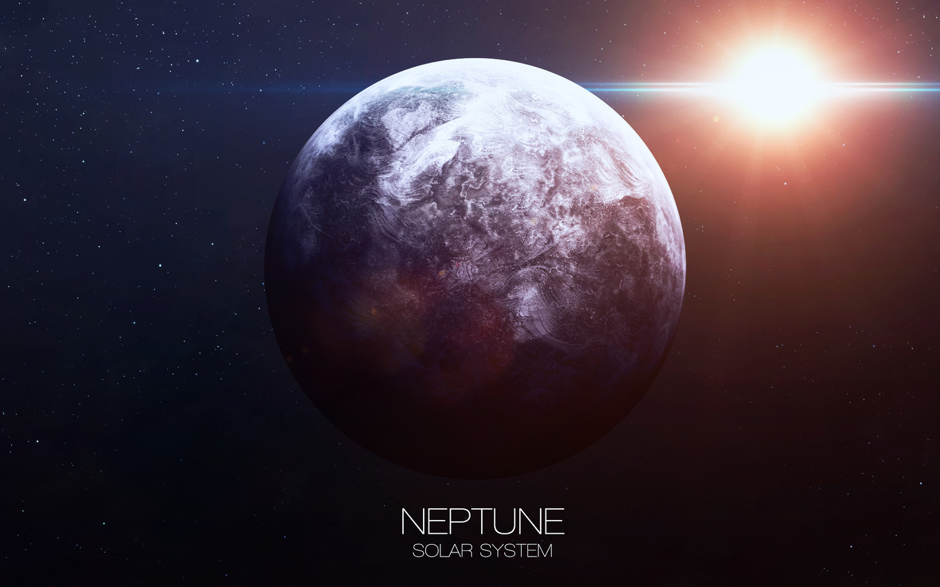 Neptune high resolution images presents planets of the solar system ...
