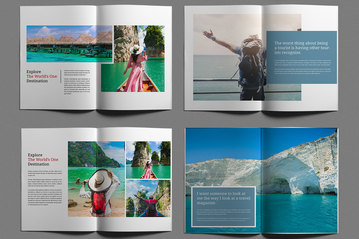 Travel Magazine Layout